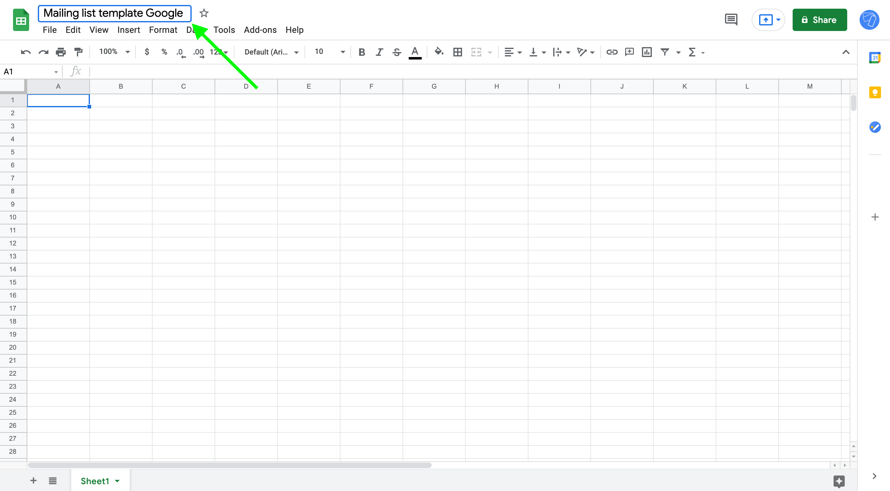How To Make A Mailing List In Google Sheets 